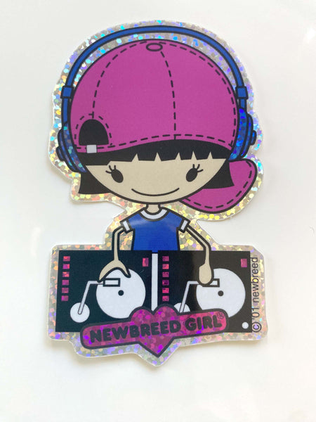 NewBreed® Y2K Collectable Glitter Girliez Stickers -5 Pack ...